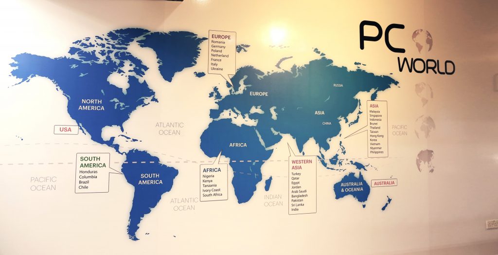 World Map | PC GROUP